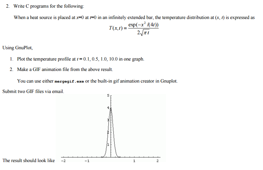 2. Write C programs for the following: When a heat | Chegg.com