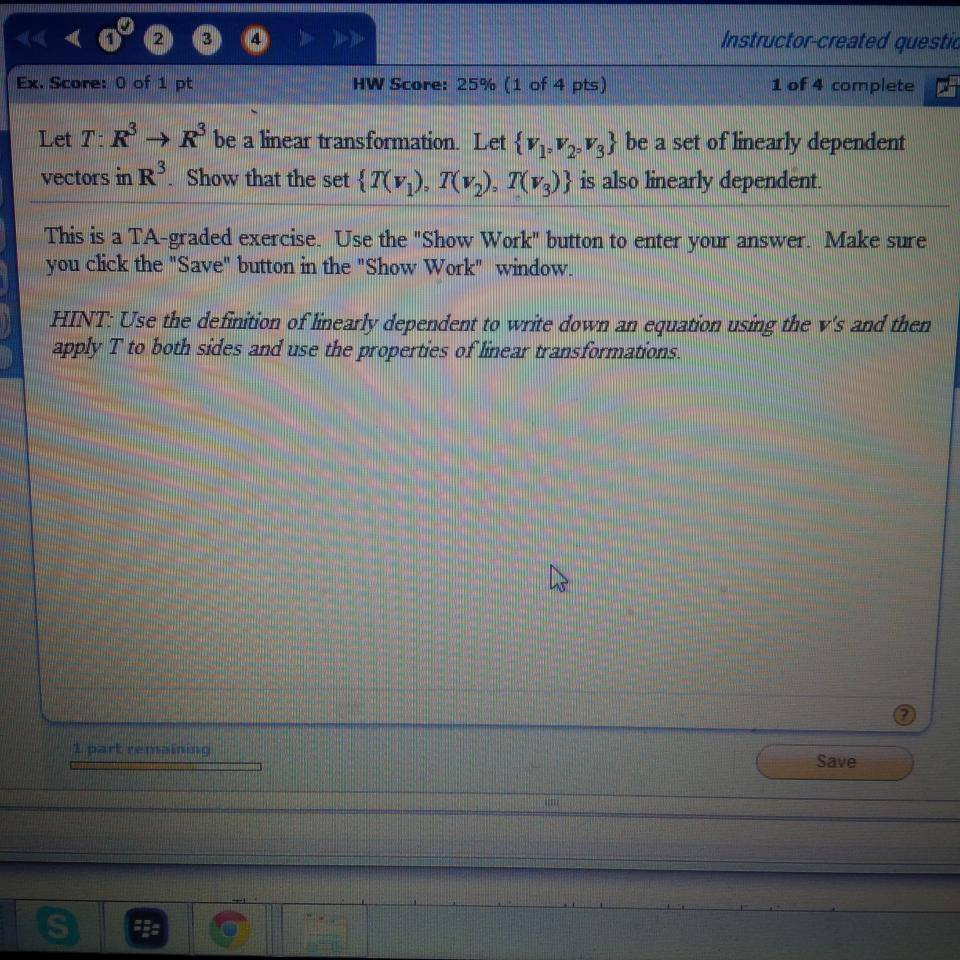 Solved Let T: R3 rightarrow R3 be a linear transformation. | Chegg.com Solved Let T: R3 rightarrow R3 be a linear transformation. | Chegg.com