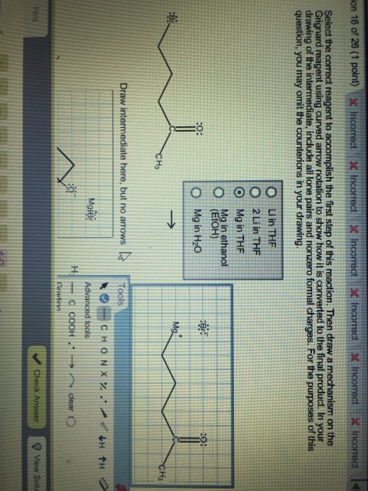 Solved Select the correct reagent to accomplish the first | Chegg.com