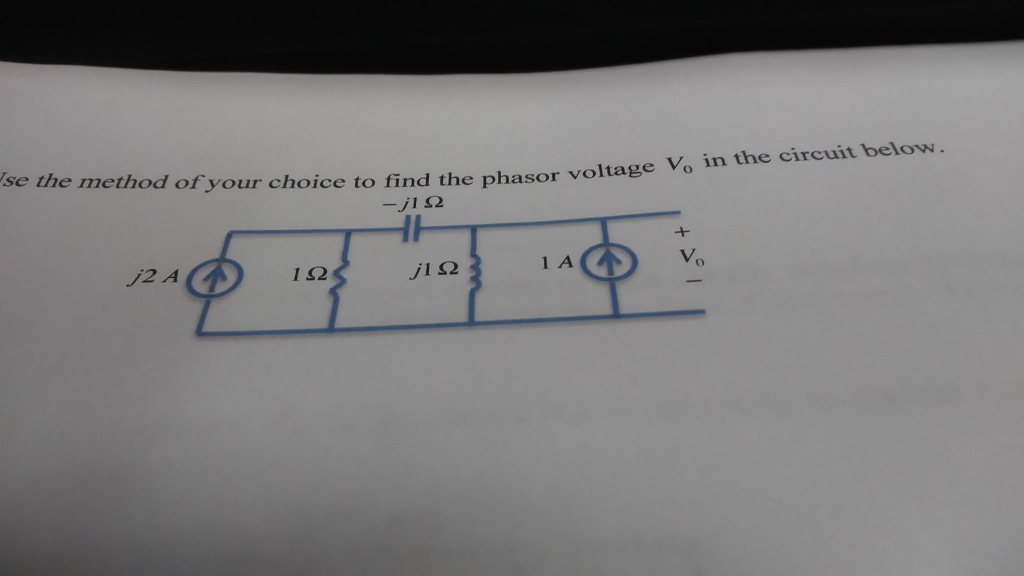 Solved Use the method of your choice to find the phasor | Chegg.com