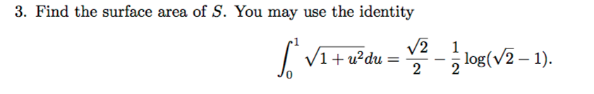 Solved Let 5 be the restriction to the positive octant of | Chegg.com