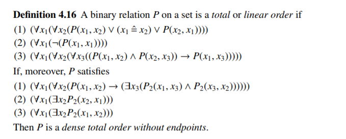 Solved Define a linear order on R2, that is, define a binary | Chegg.com