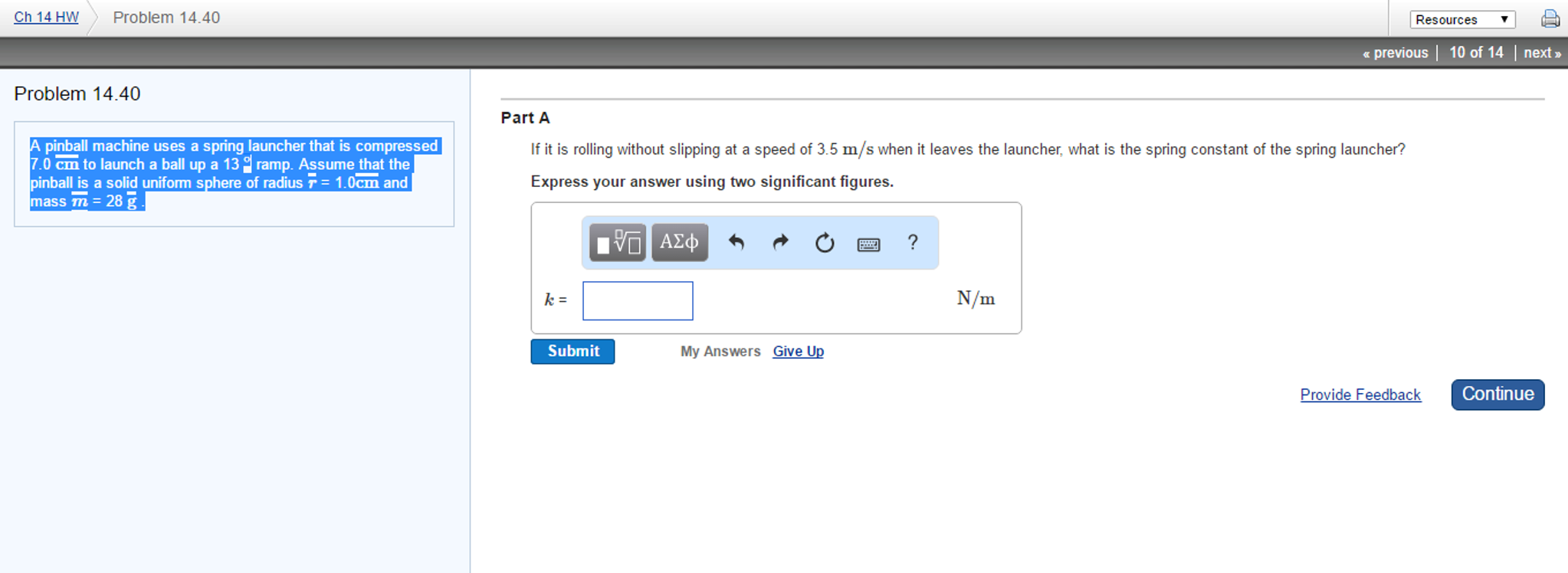 Solved A pinball machine uses a spring launcher that is | Chegg.com