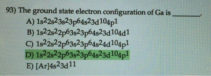Electron Configuration Of Gallium Electron Configuration Of Gallium