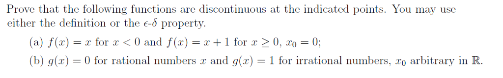Solved This is an advanced calculus (PROOF-BASED) question. | Chegg.com