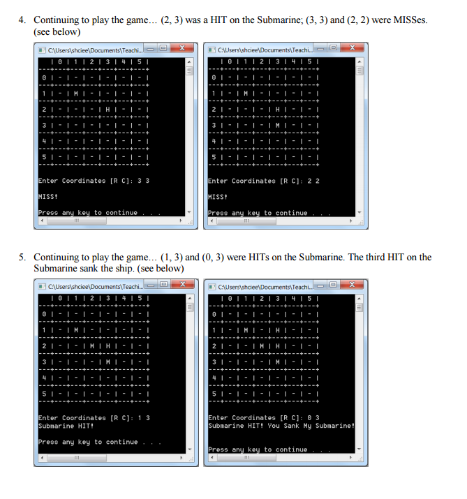 Solved So this is basic BattleShip game written in C++ | Chegg.com