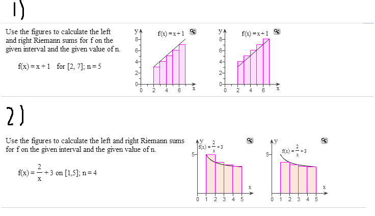 Solved Use the figures to calculate the left and right | Chegg.com