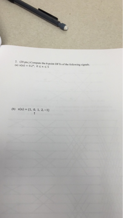 Solved Compute the 6-point DFT of the following signals. (a) | Chegg.com