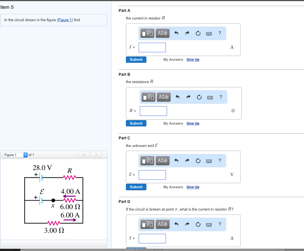 Solved In the circuit shown in the figure (Figure 1) find | Chegg.com
