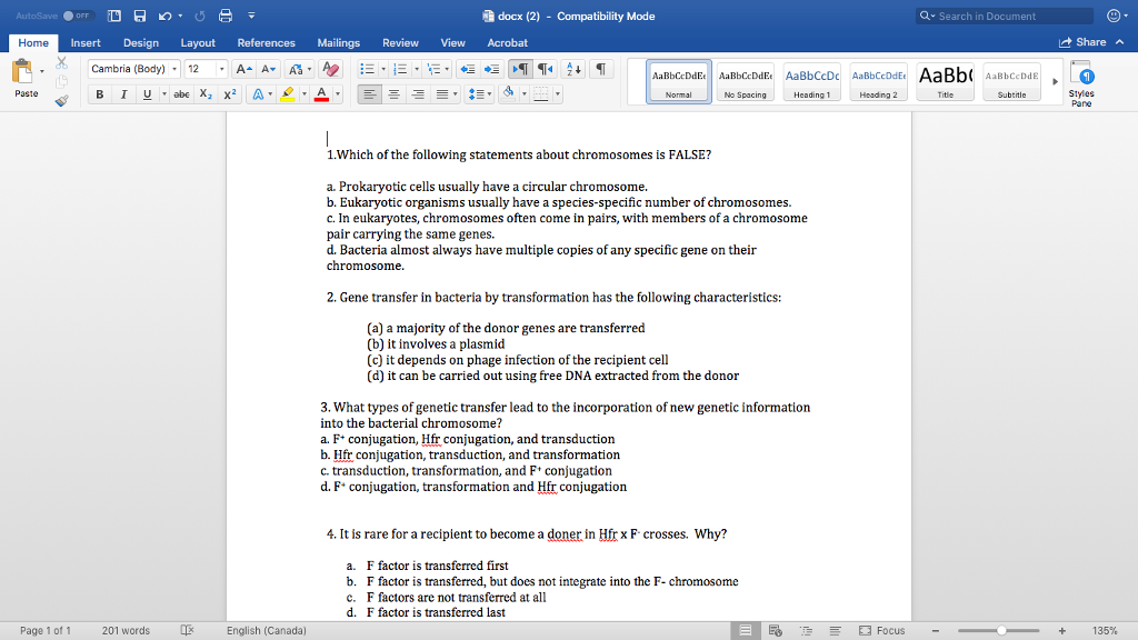 Solved docx (2) - Compatibility Mode a Search in Document | Chegg.com
