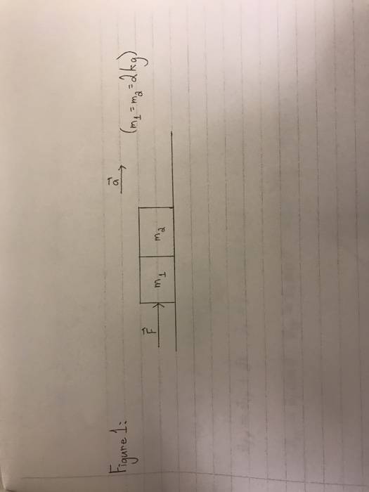 Solved Consider two blocks (1 and 2 in contact with each | Chegg.com