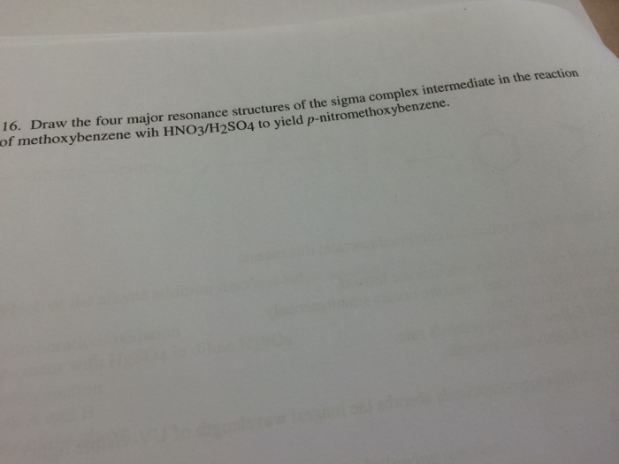 Solved Draw the four major resonance structures 0f the sigma | Chegg.com