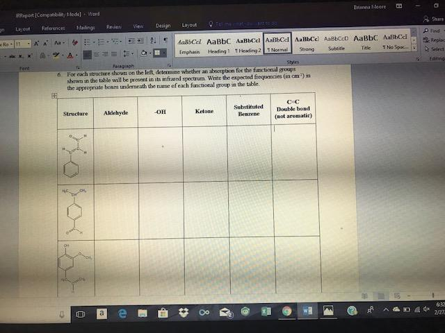 Solved For each structure shown on the left, determine | Chegg.com