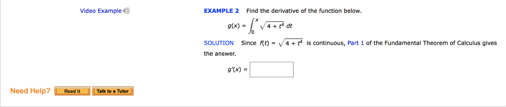 Solved Find the derivative of the function below. g(x) = | Chegg.com