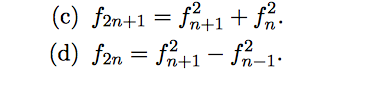 Solved 3. Let fo, f,. be the Fibonacci sequence. For each of | Chegg.com