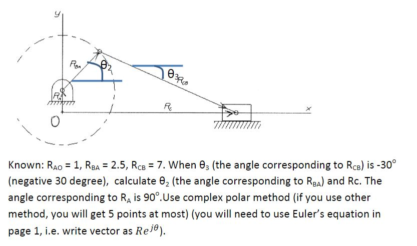 Solved FP Fo Known: RAo 1, RBA 2.5, RcB 7. When 83 (the | Chegg.com