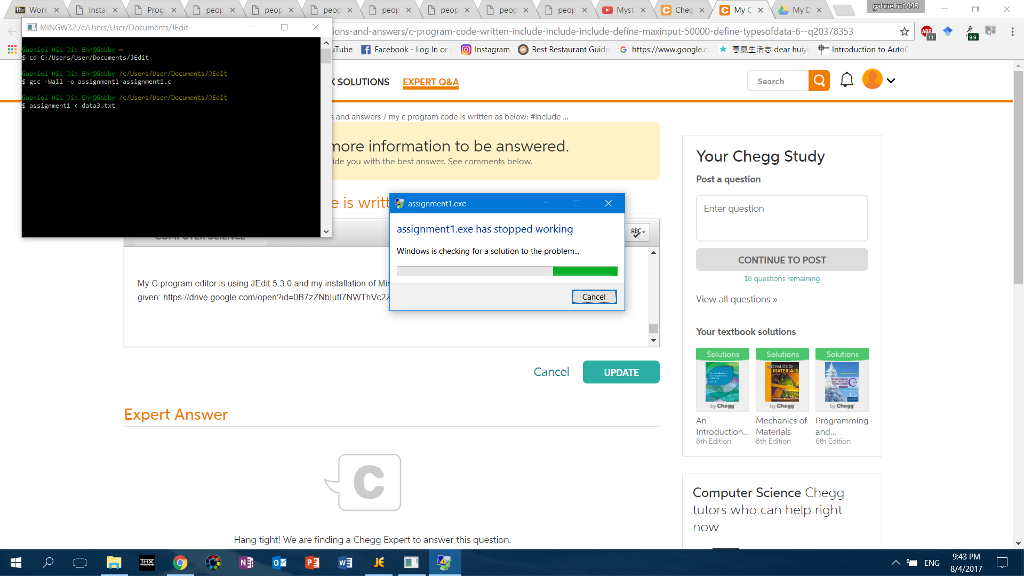 Solved My C program code is written as below: #include | Chegg.com