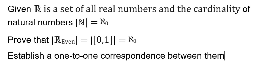 Solved Given R is a set of all real numbers and the | Chegg.com