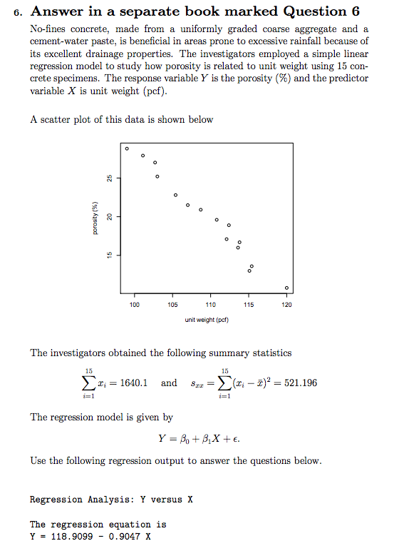 Solved 6. Answer in a separate book marked Question 6 | Chegg.com