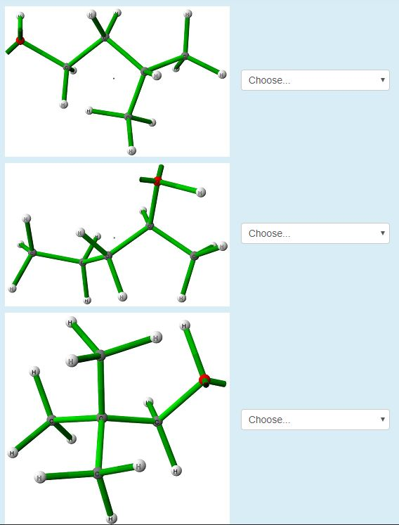 Solved Match each isomer of CH12 to it name レ Choose Choose. | Chegg.com