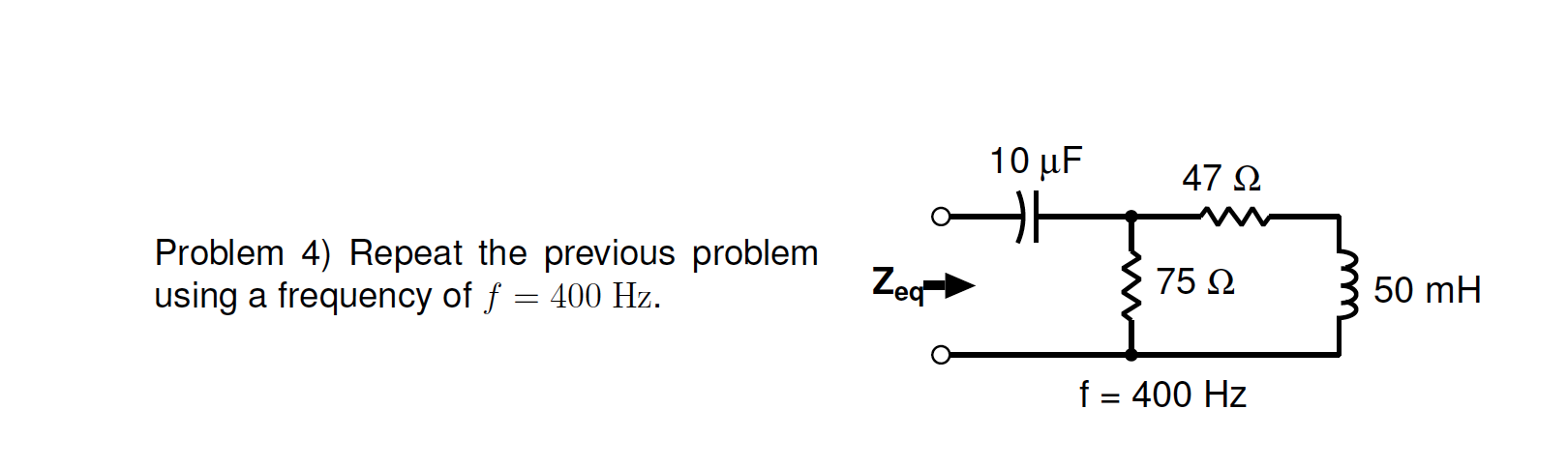 Solved Repeat the previous problem using a frequency of f = | Chegg.com
