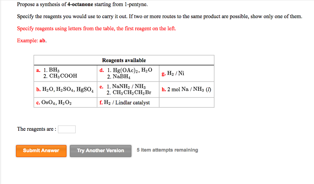 Solved Propose a synthesis of 4-octanone starting from | Chegg.com