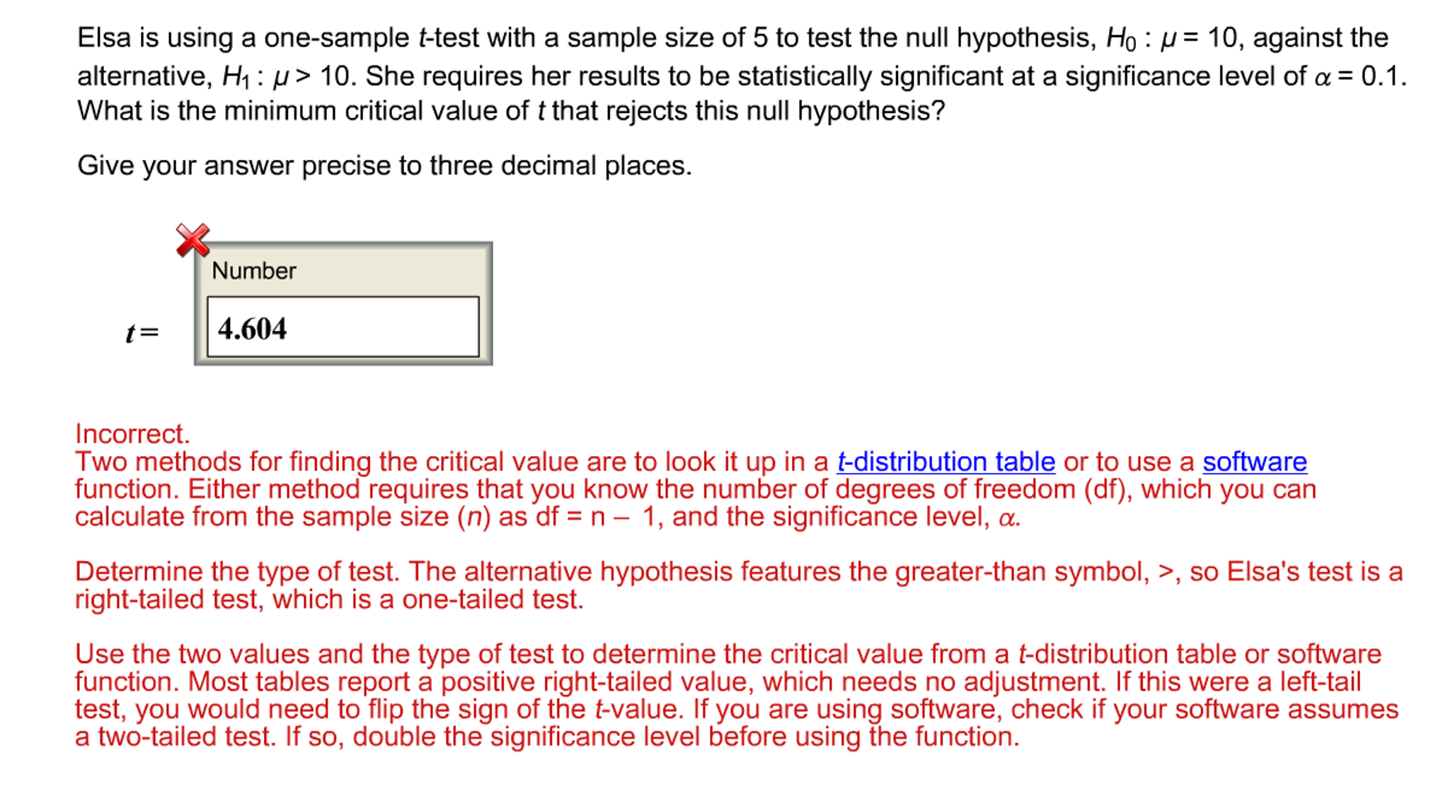 Solved Use a ti-84 software to find the t- critical value, | Chegg.com