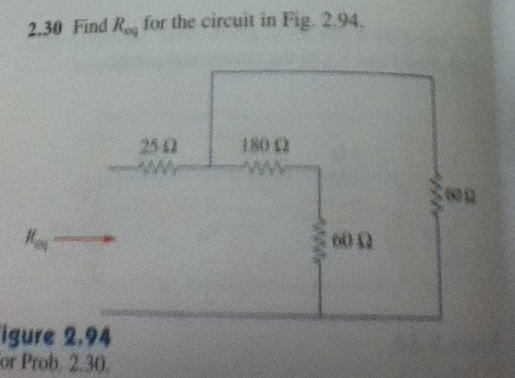 Solved Find Req for the circuit in Fig. 2.94. Figure 2.94 | Chegg.com