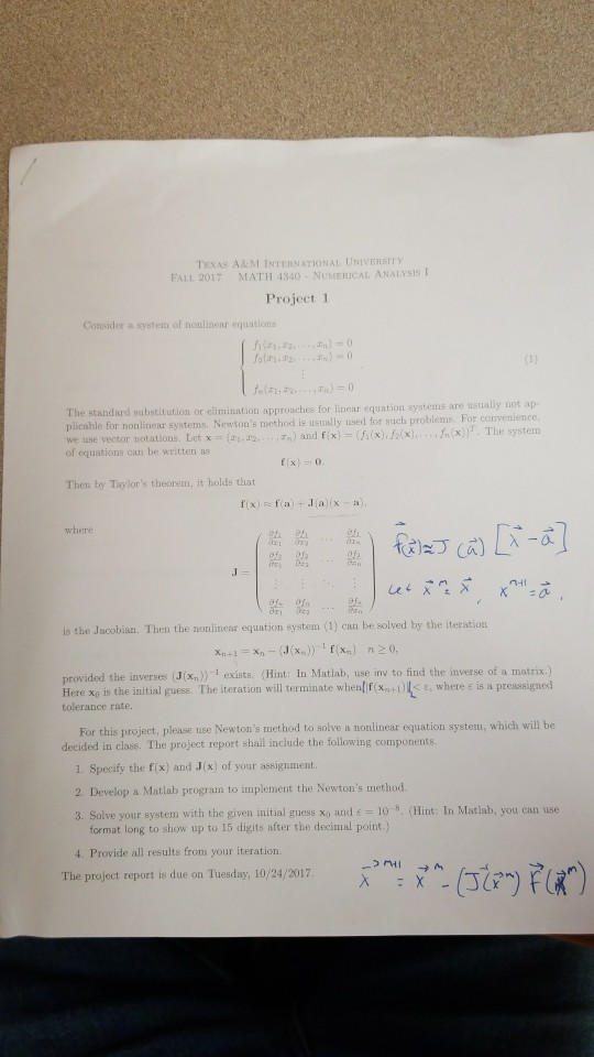 Solved TEXAS A&M INTERNATIONAL UNIVERSITY FALL 2017 MATH | Chegg.com