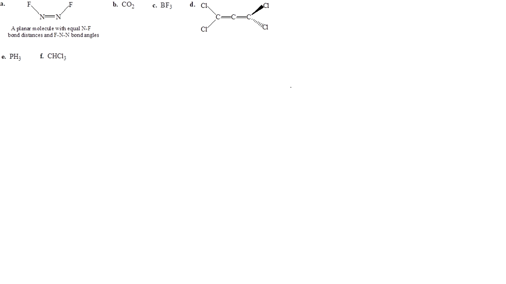 Solved 1) Assign the appropriate point groups to the | Chegg.com