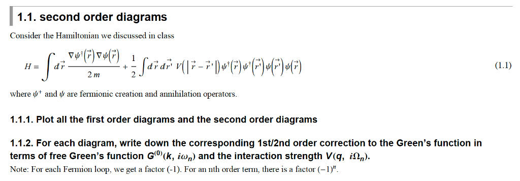 Solved Consider the Hamiltonian we discussed in class H = | Chegg.com