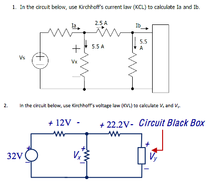 Solved 1. In the circuit below, use Kirchhoff's current | Chegg.com