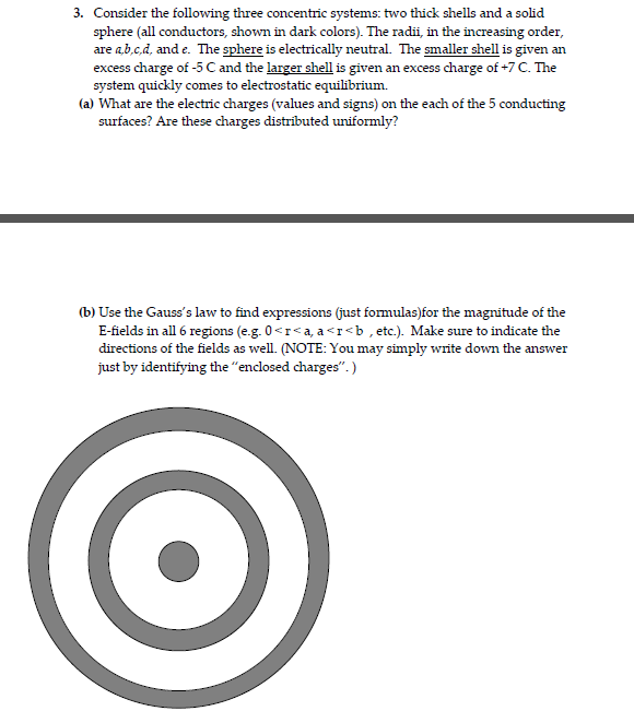 Solved Consider the following three concentric systems: two | Chegg.com