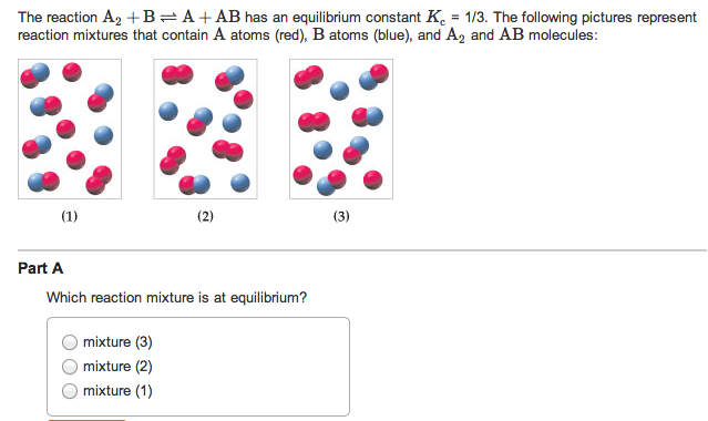 Solved For those mixtures that are not at equilibrium, will | Chegg.com