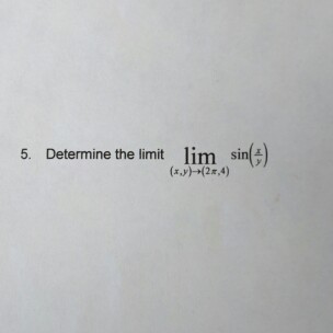 Solved 5. Determine the limit lim sin(s) | Chegg.com