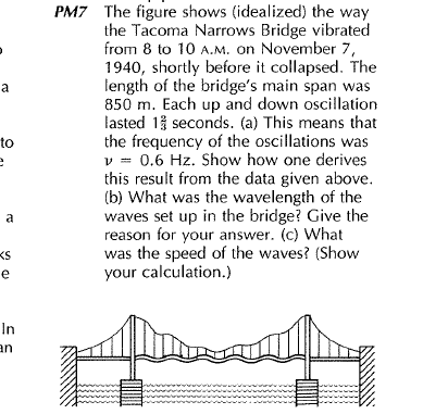 Solved The figure shows (idealized) the way the Tacoma | Chegg.com