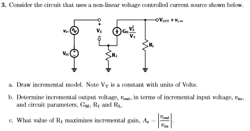 Solved Consider the circuit that uses a non-linear voltage | Chegg.com