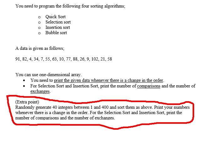 Solved i wanna the code for the extra credit that i | Chegg.com