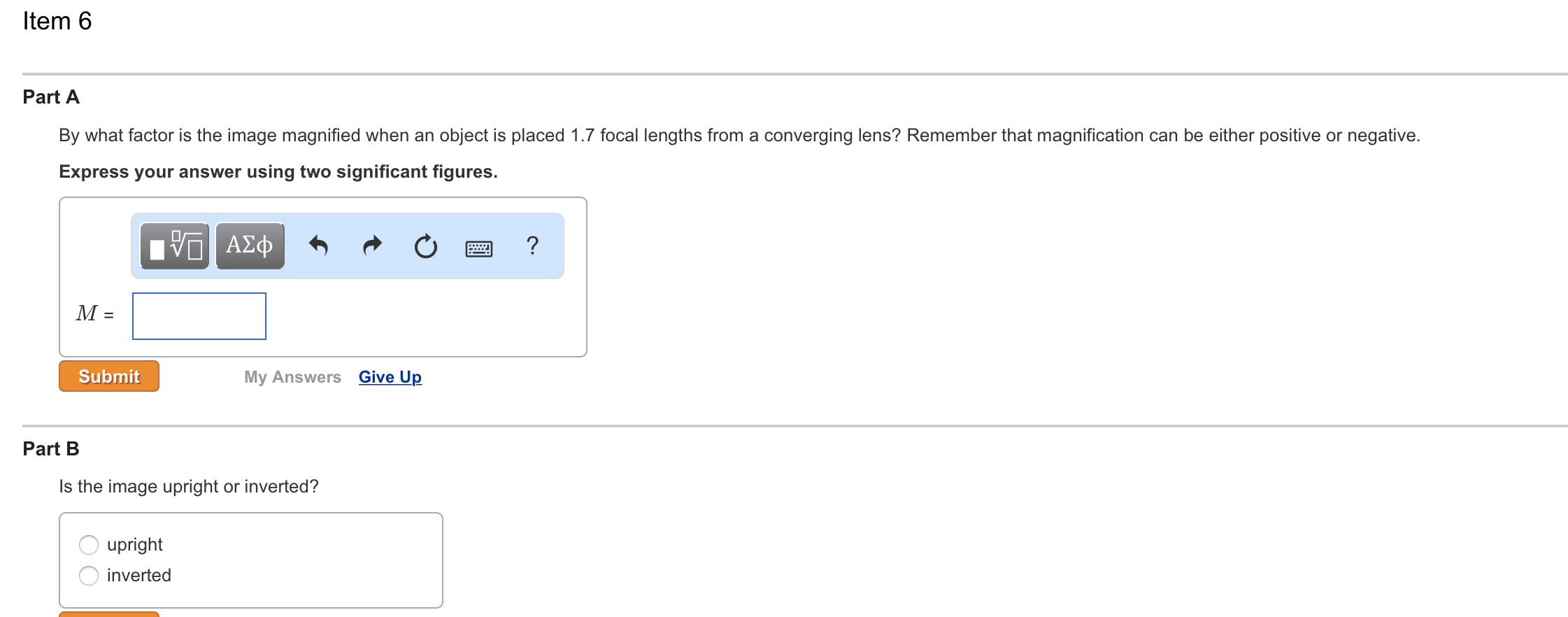 Solved By what factor is the image magnified when an object | Chegg.com