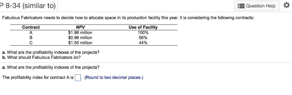 Solved P 8-29 (similar to) -Question Help * You need a | Chegg.com