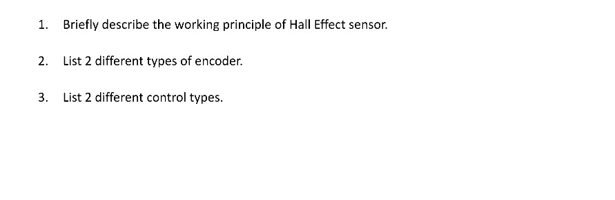 Solved Briefly describe the working principle of Hall Effect | Chegg.com