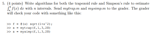 Solved Write Script Function That Has Algorithm For