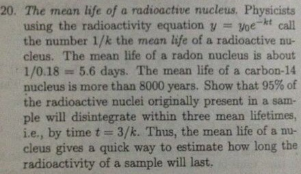 Solved The mean life of a radioactive nucleus. Physicists | Chegg.com