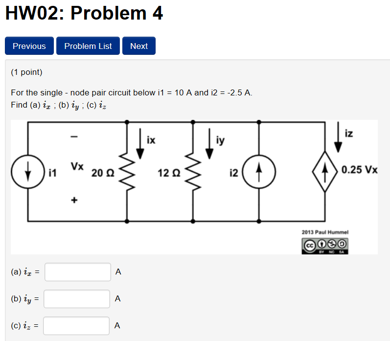 Solved For the single - node pair circuit below i1 = 10 A | Chegg.com Solved For the single - node pair circuit below i1 = 10 A | Chegg.com