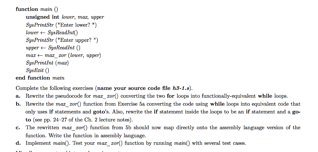Solved MIPS Assembly Language Programming: If Statements, | Chegg.com