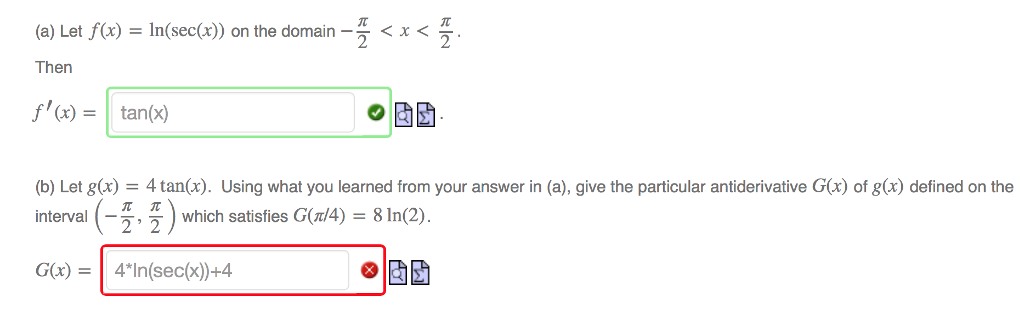 Solved (a) Let f(x) = ln(sec(x)) on the domain--