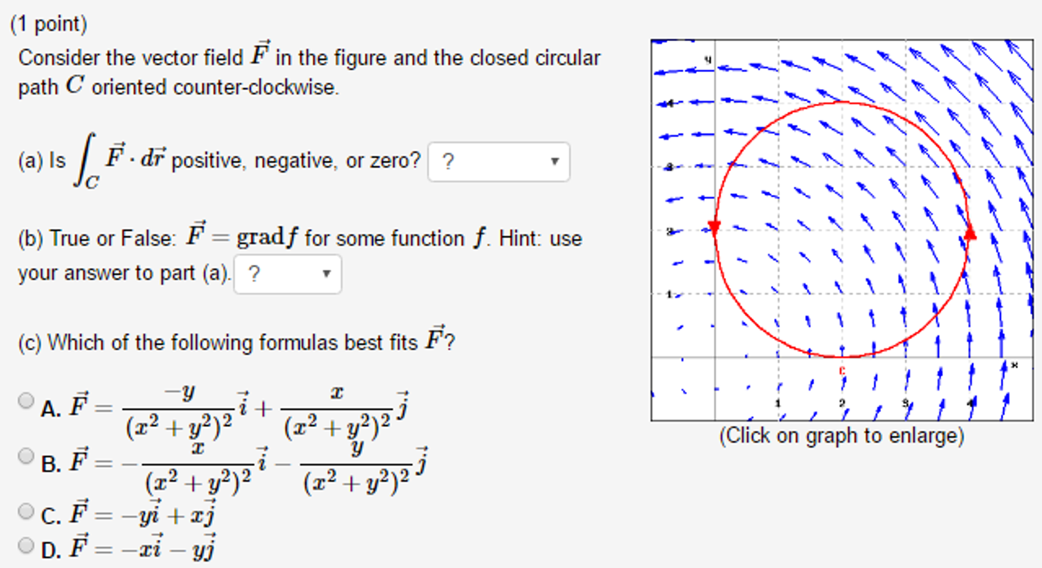 Solved Consider the vector field F rightarrow in the figure | Chegg.com