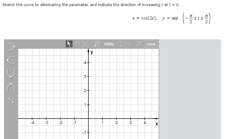Solved Sketch the curve by eliminating the parameter, and | Chegg.com