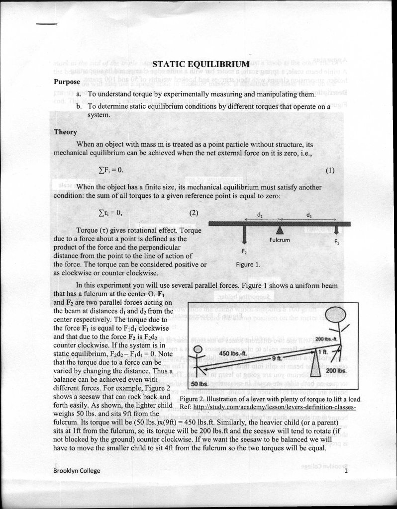 Data Sheet Date of experiment performed: Name of the | Chegg.com