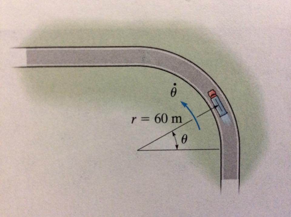 A truck is traveling along the horizontal circular | Chegg.com